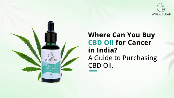 Where Can You Buy CBD Oil for Cancer in India? – Wholeleaf