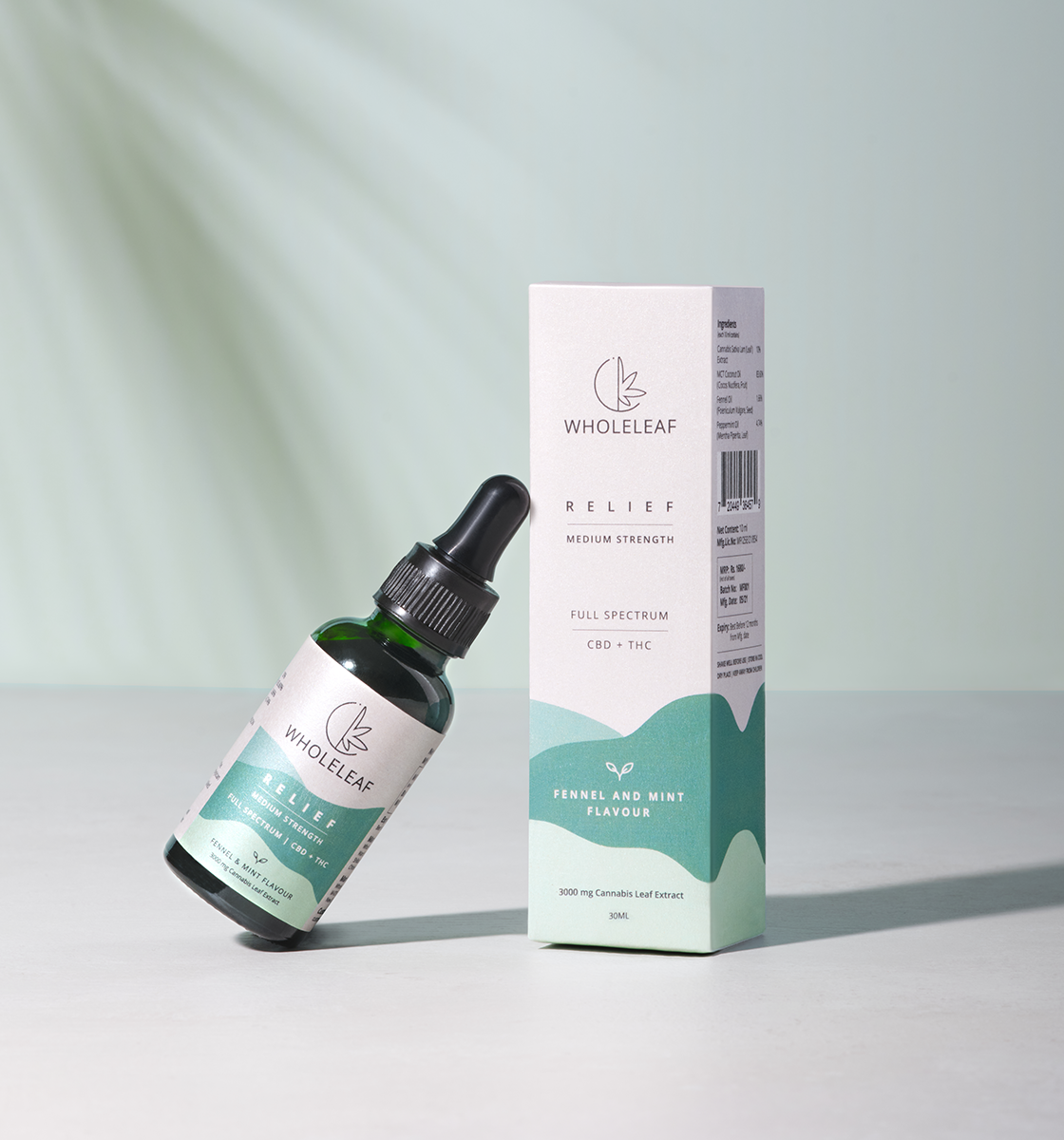 Relief Oral Tincture - Medium Strength – Wholeleaf